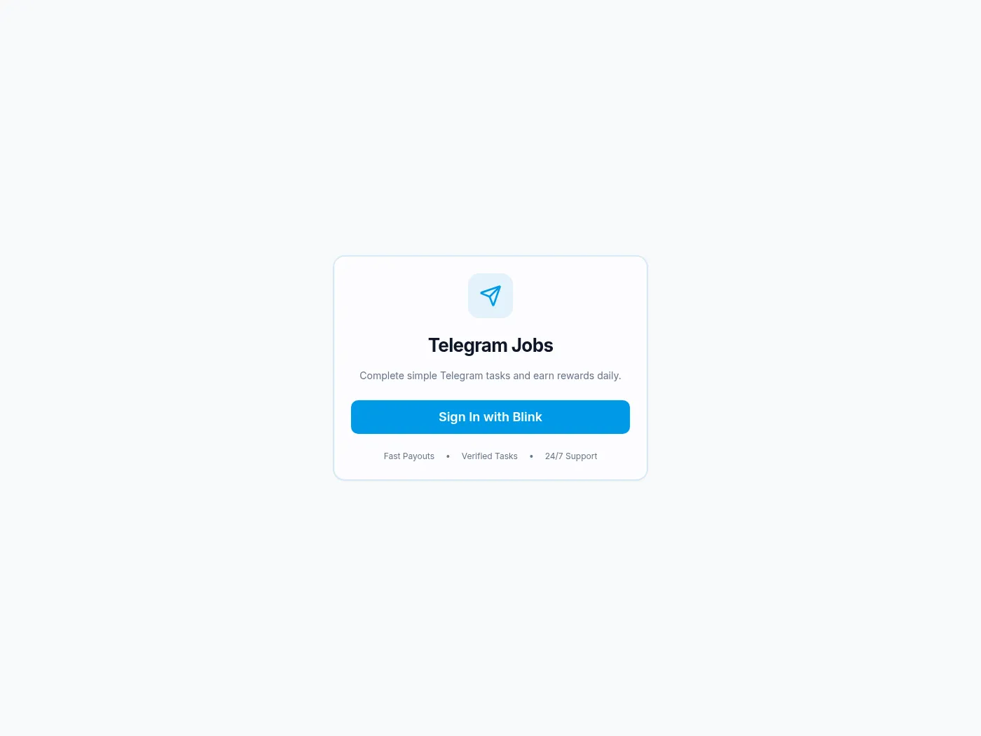 Telegram Task MicroJob