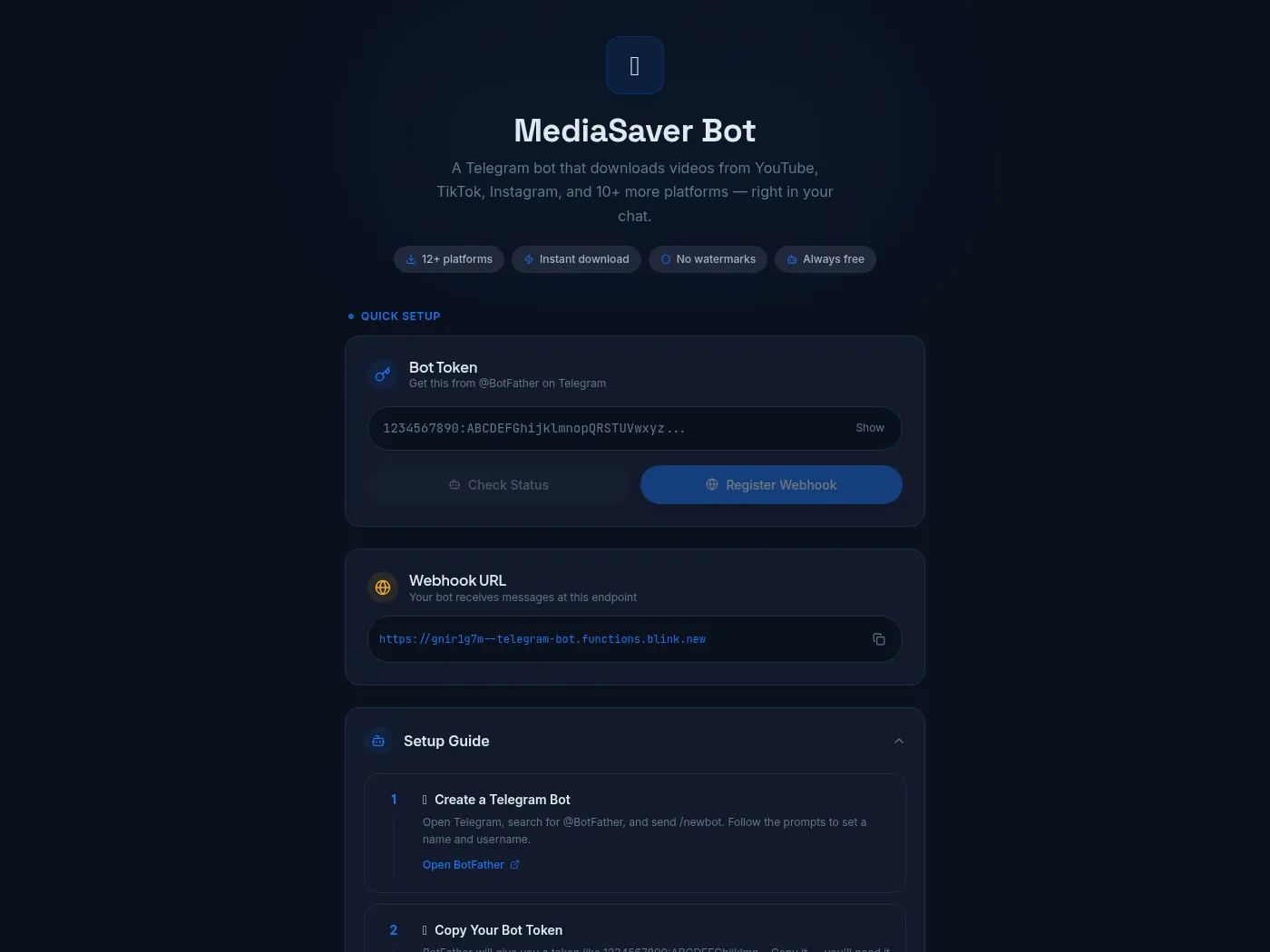MediaSaver Bot