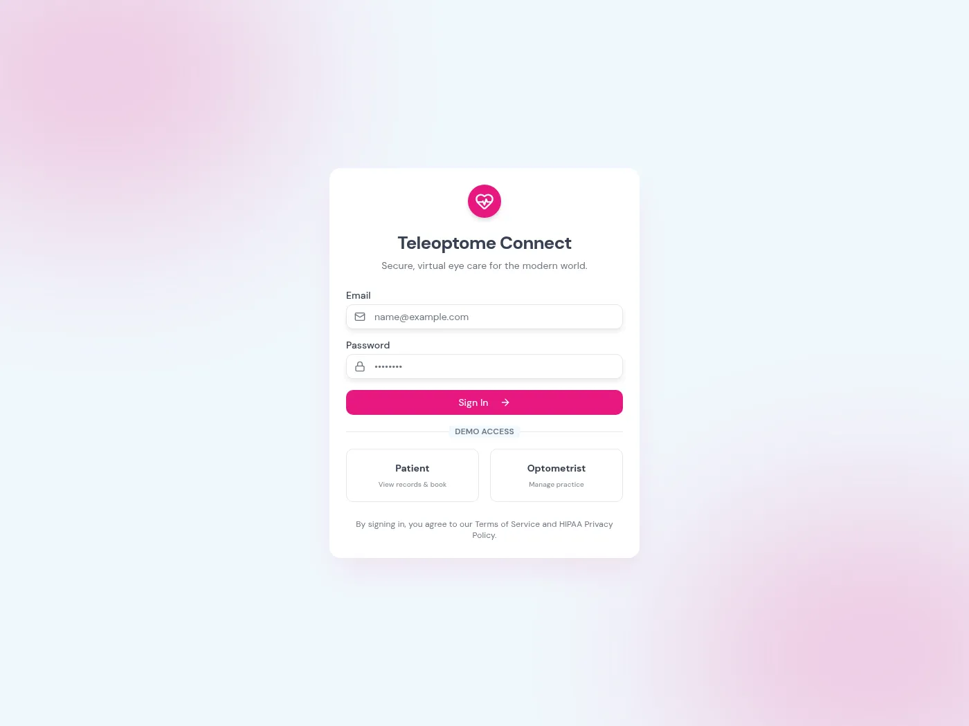 Teleoptometry Connect