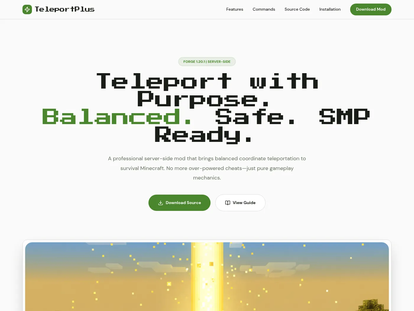 TeleportPlus Forge Mod