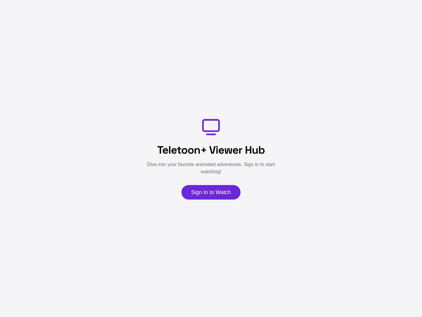 Teletoon+ Viewer Hub