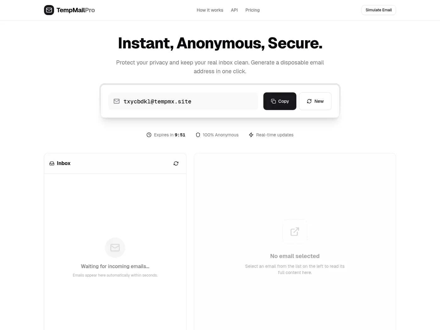 TempMail Pro
