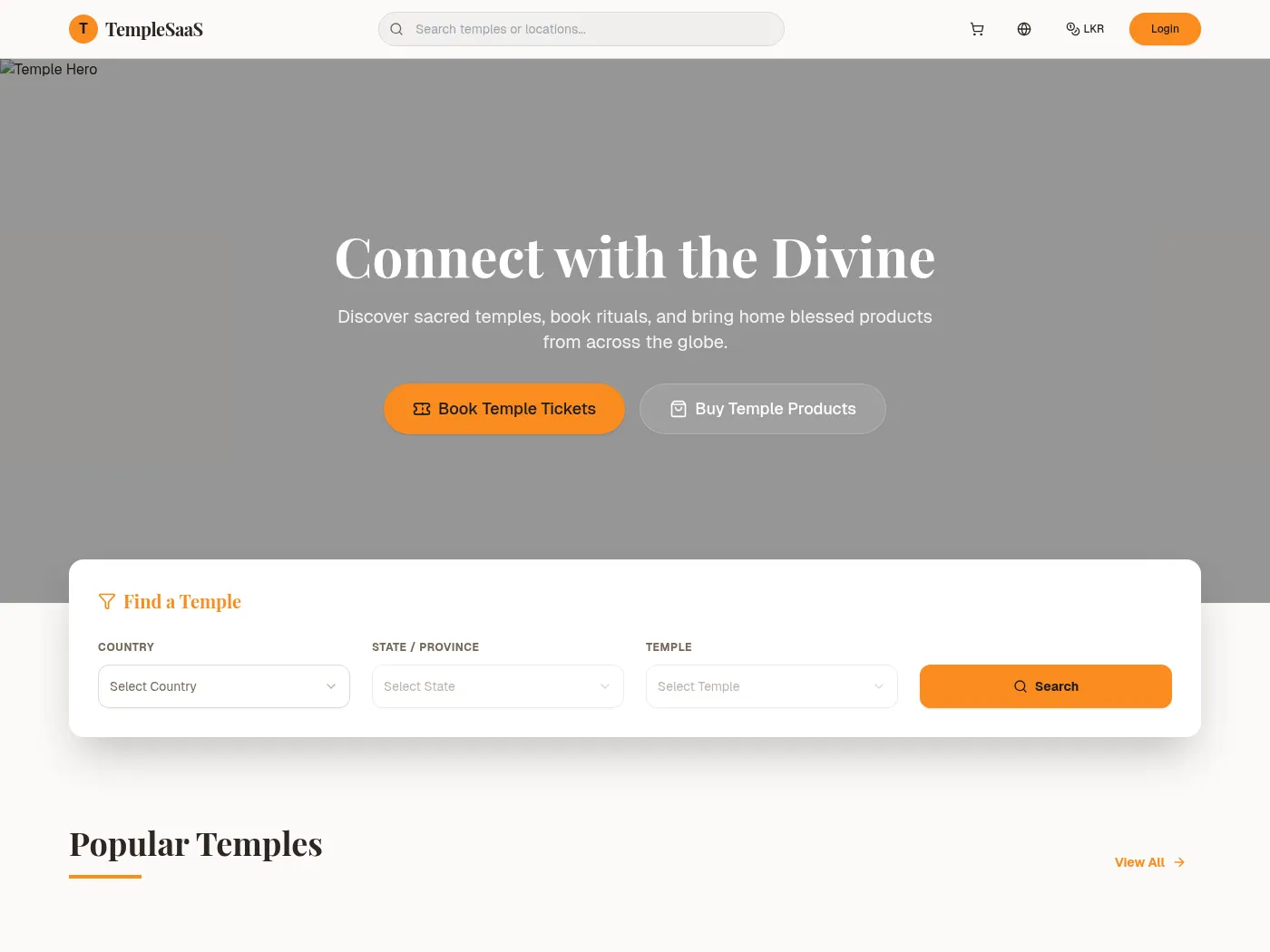 TempleSaaS Marketplace