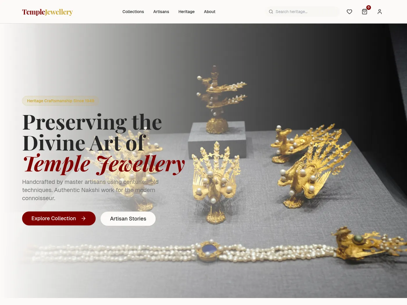 TempleJewellery Marketplace UI