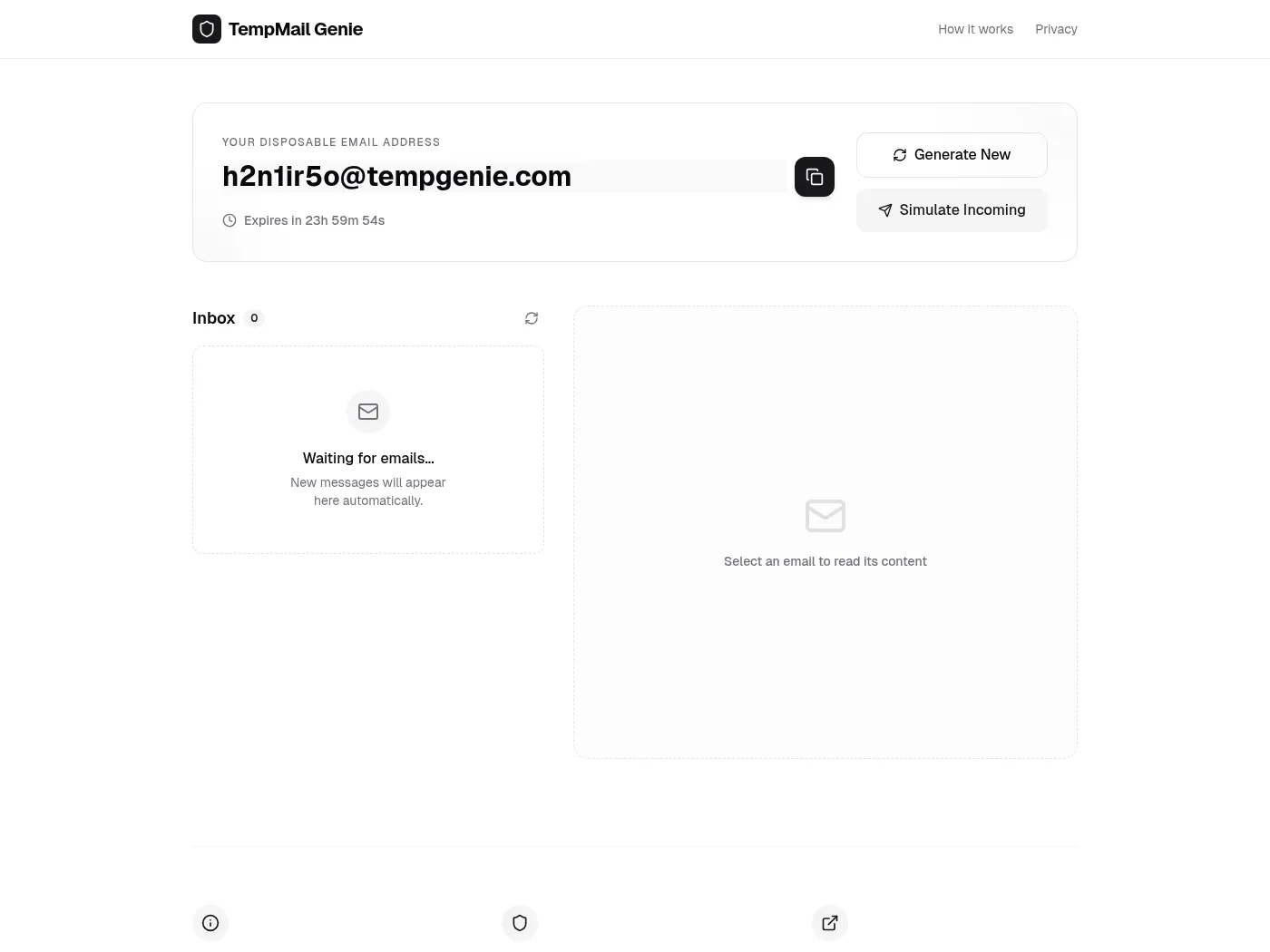 TempMail Genie