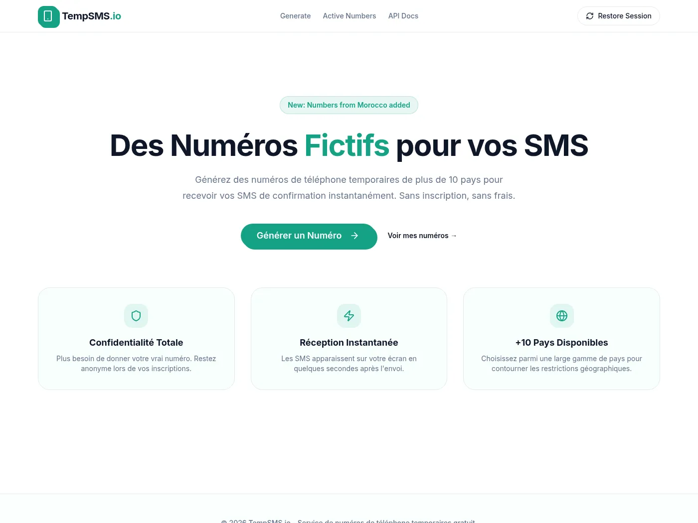 TempSMS Unlimited
