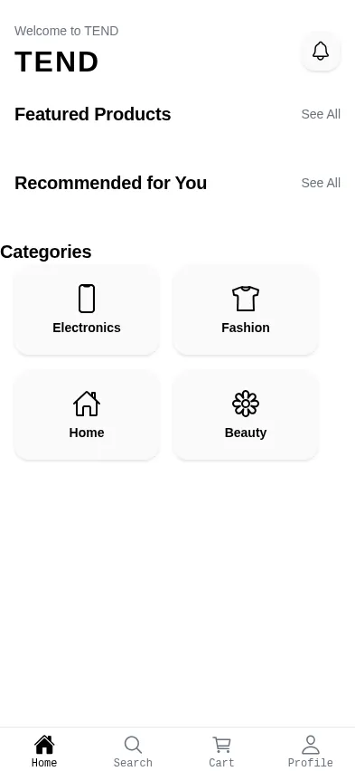TEND Global Marketplace