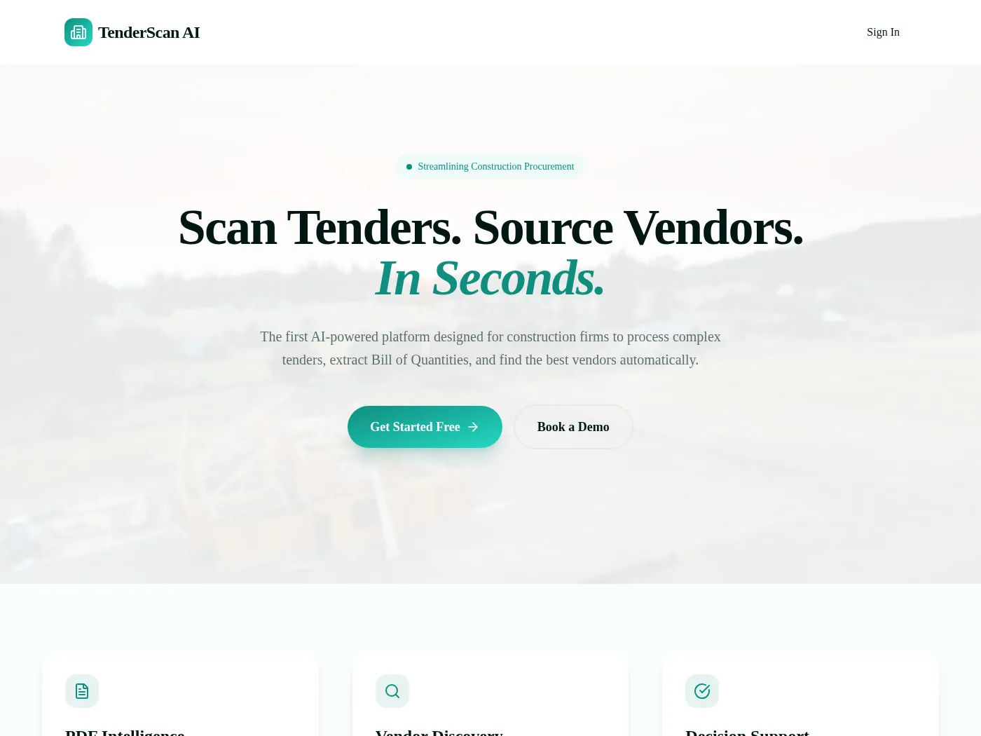 TenderScan AI