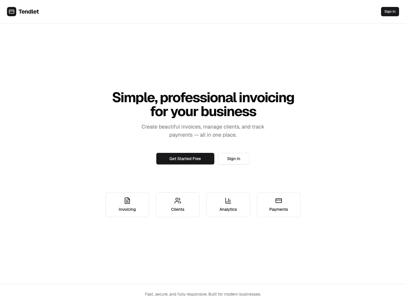 Tendlet Invoicing Suite (Remix) (Remix)