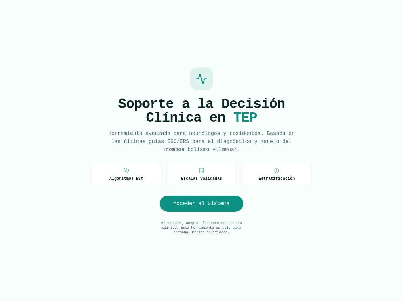 TEP Decision Support App