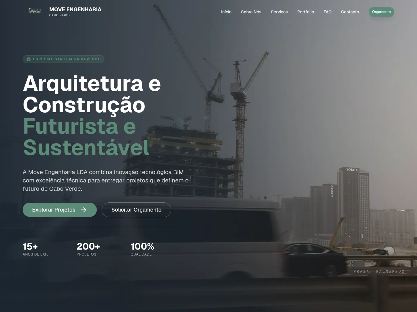 TER Construção Futuristic Site