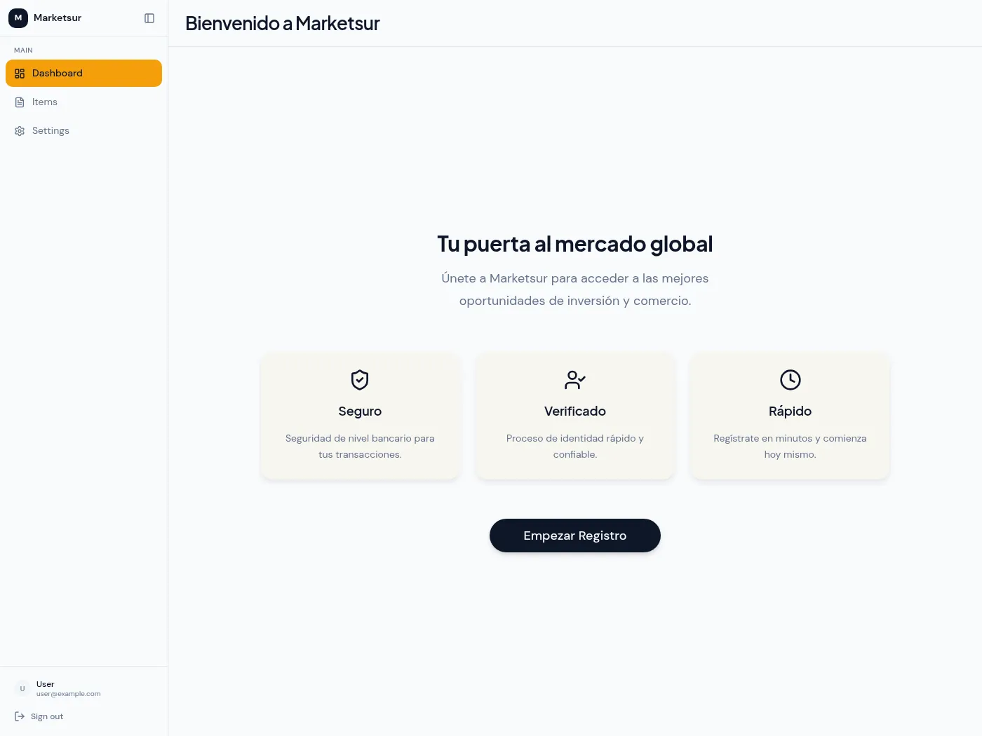 Terminala Frontend