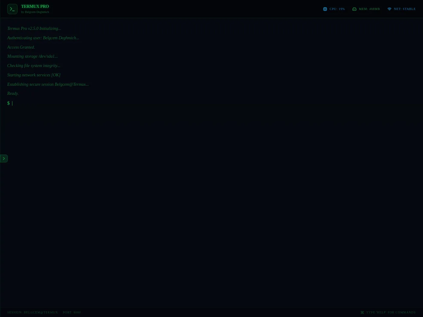 Termux Pro by Belgcem