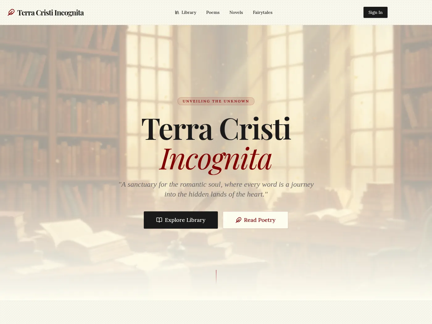 Terra Cristi Incognita