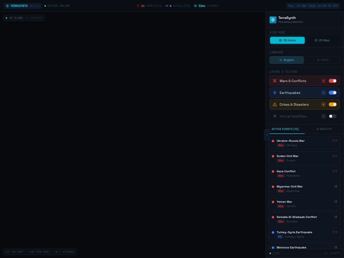 TerraSynth Dashboard