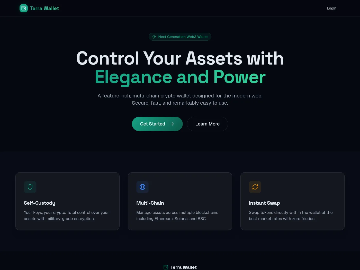 Terra Wallet Web