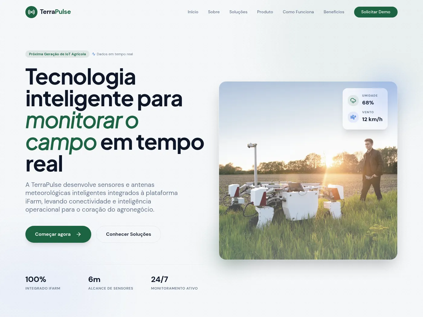 TerraPulse Smart Agro Site