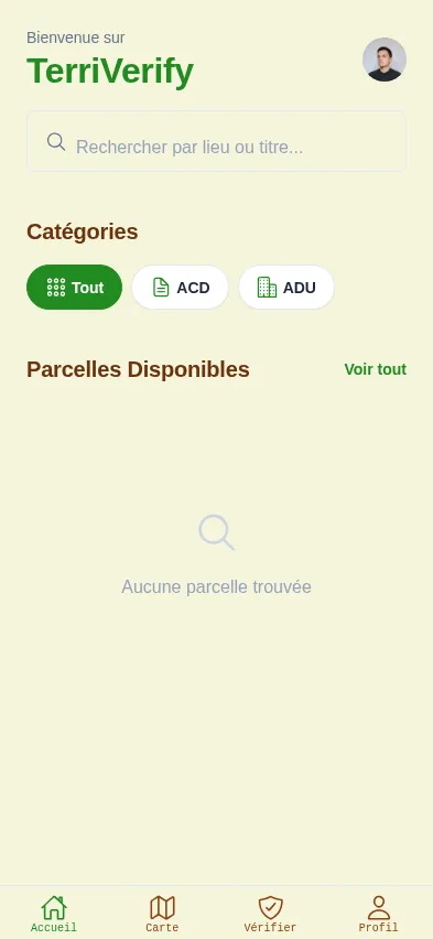 TerriVerify Foncier Sécurisé