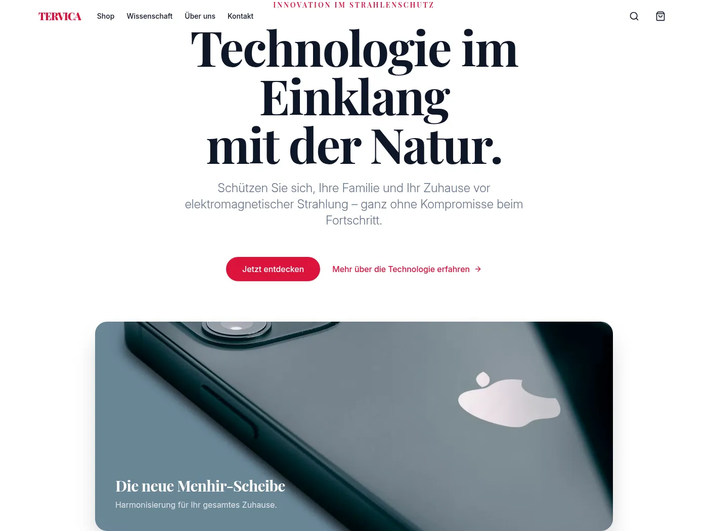 Tervica Shop Redesign