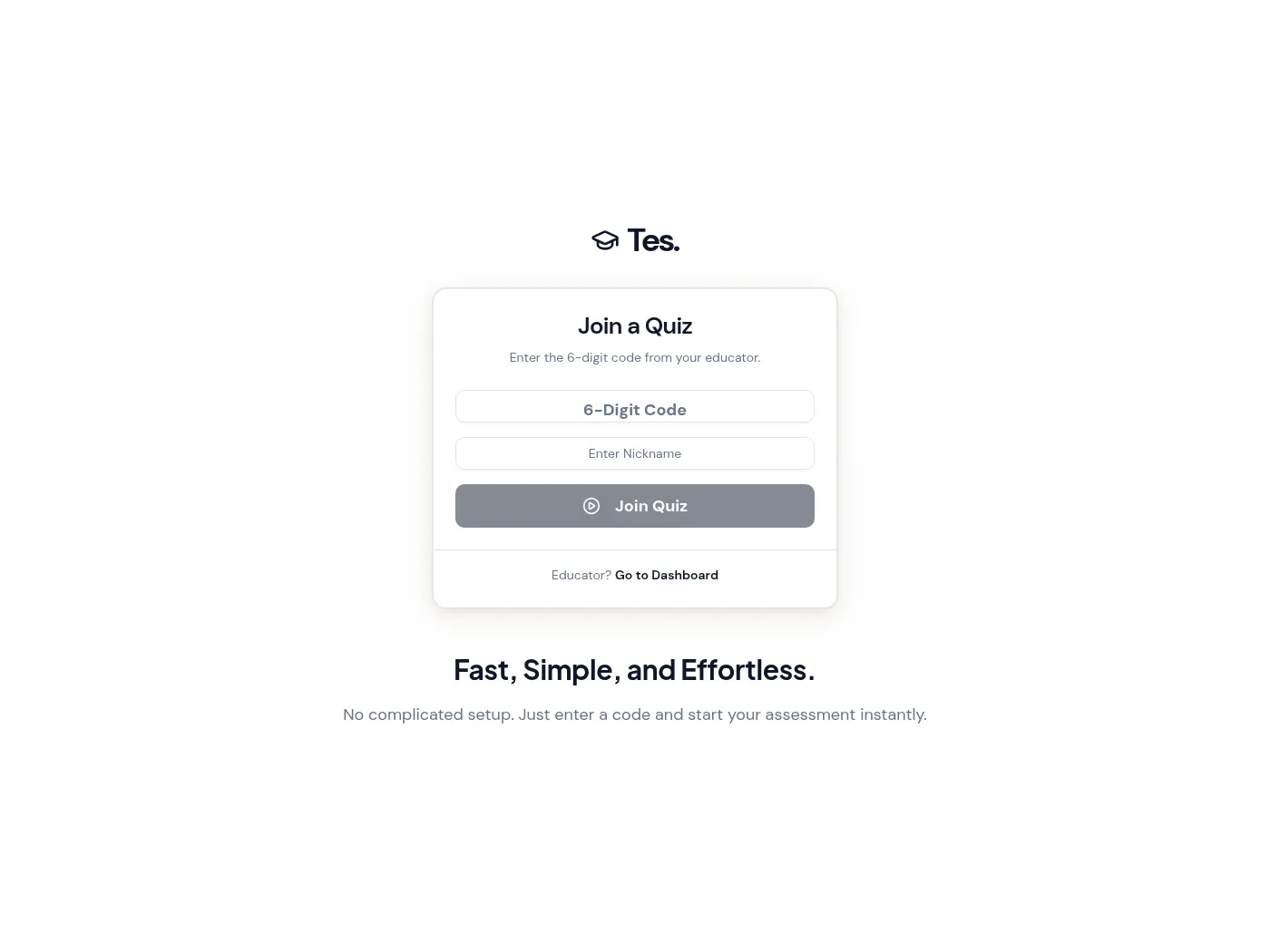 Tes Quick Access