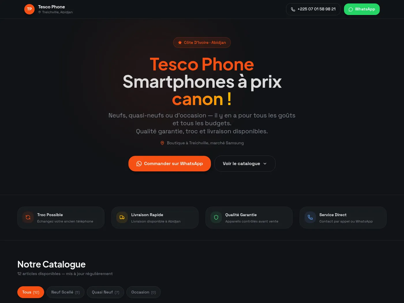 Tesco Phone Abidjan