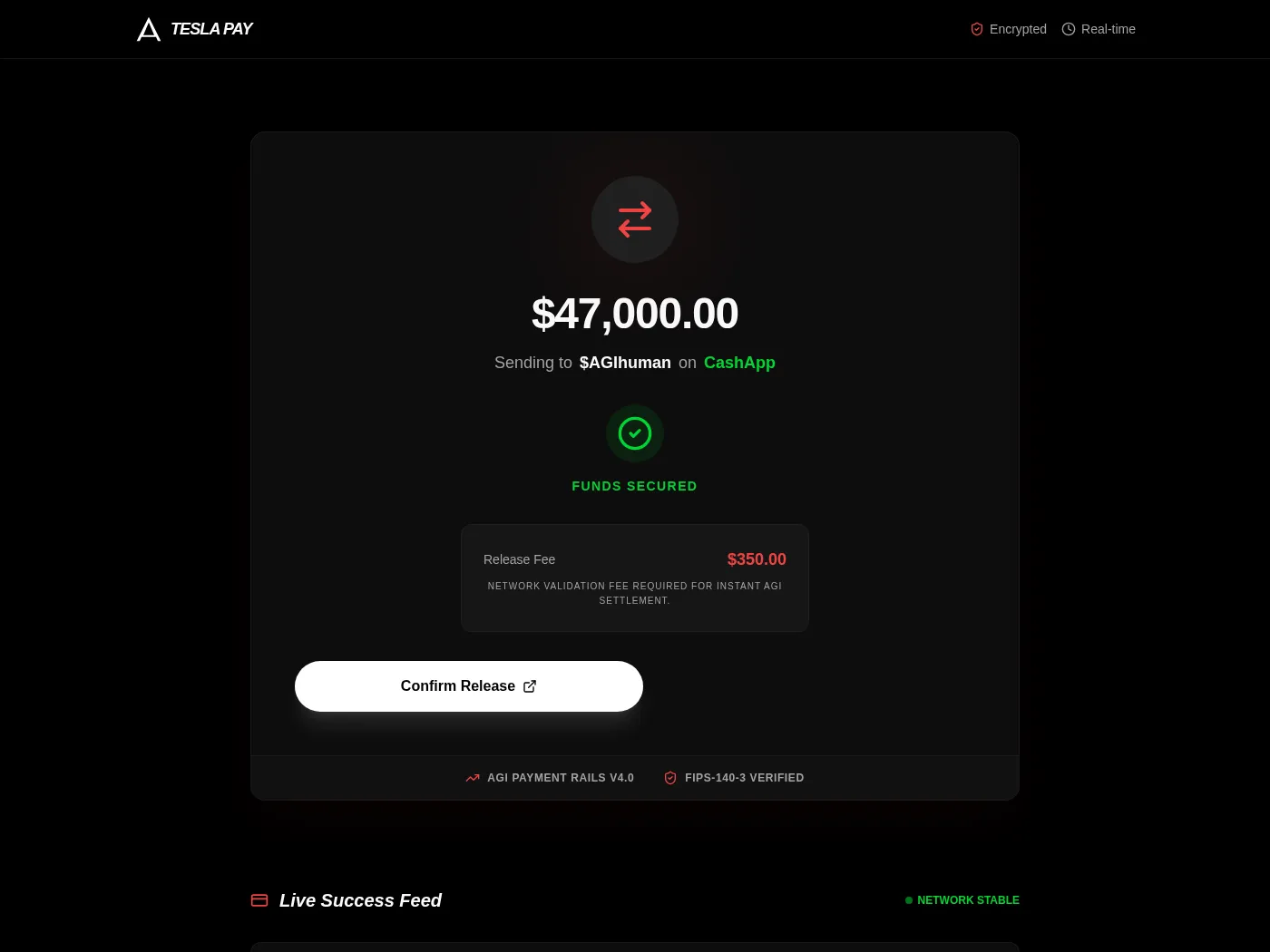 Tesla Pay Showcase