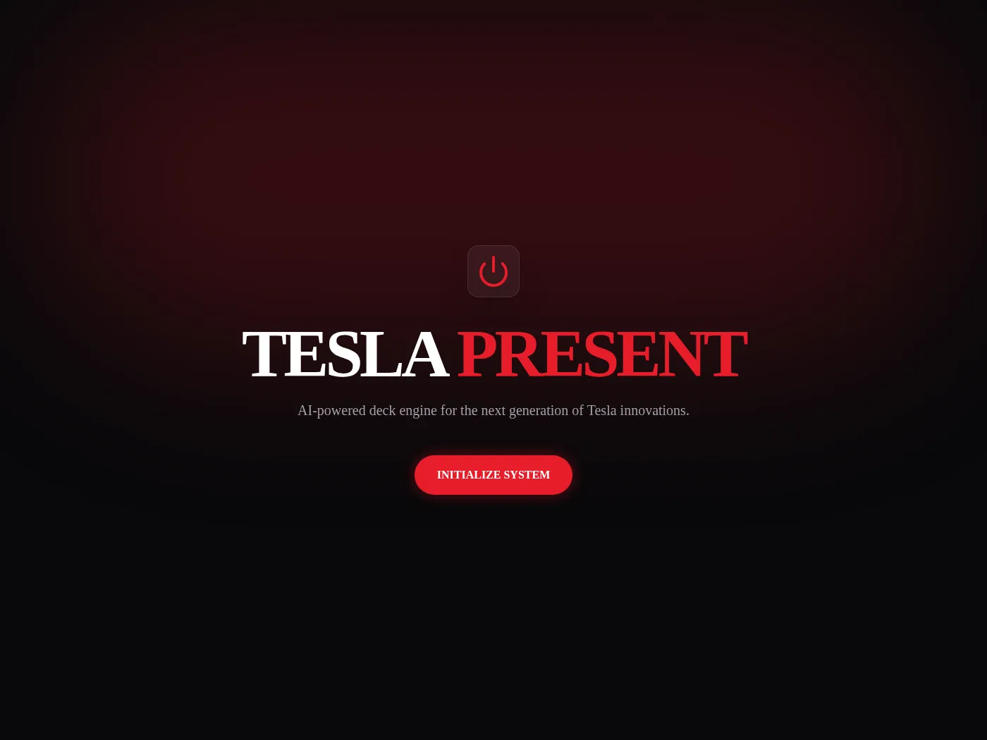 Tesla Model Presentation