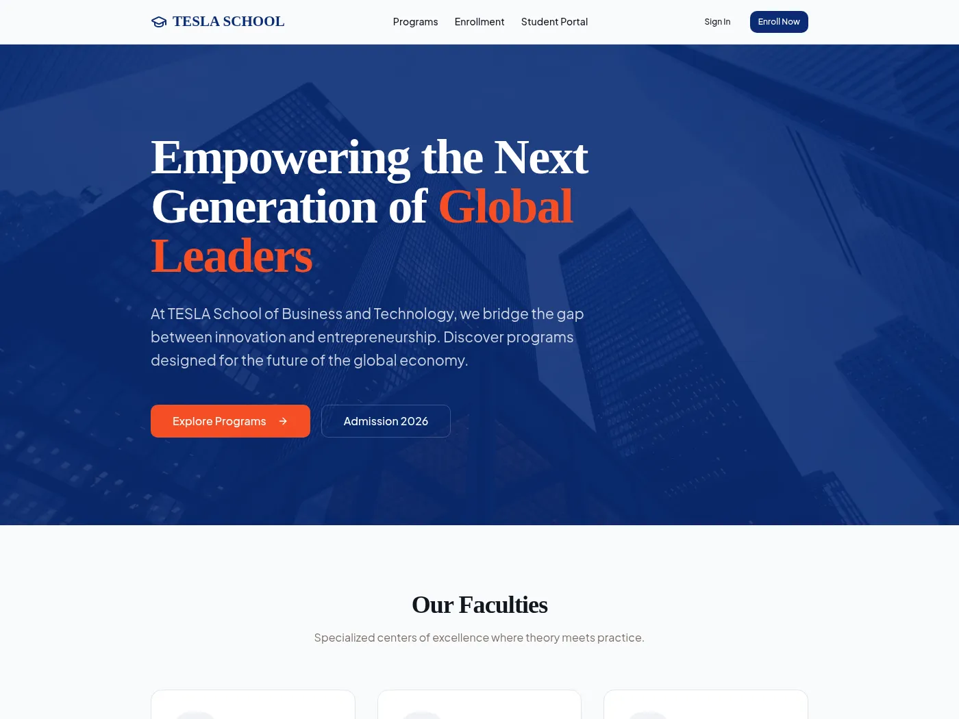 Tesla School Portal