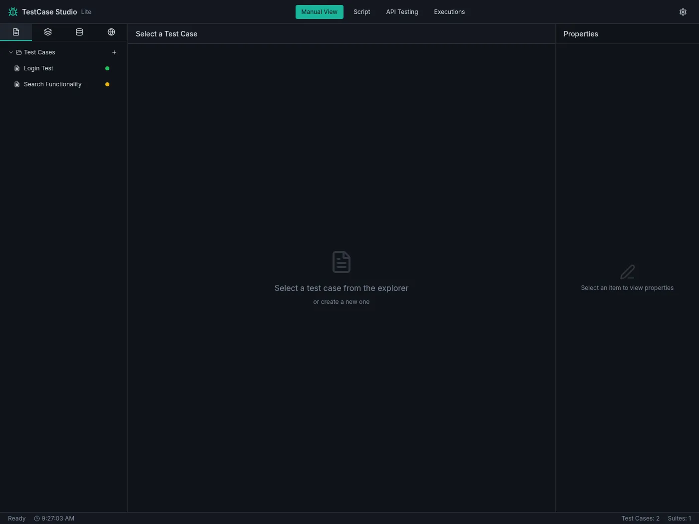 TestCase Studio Lite