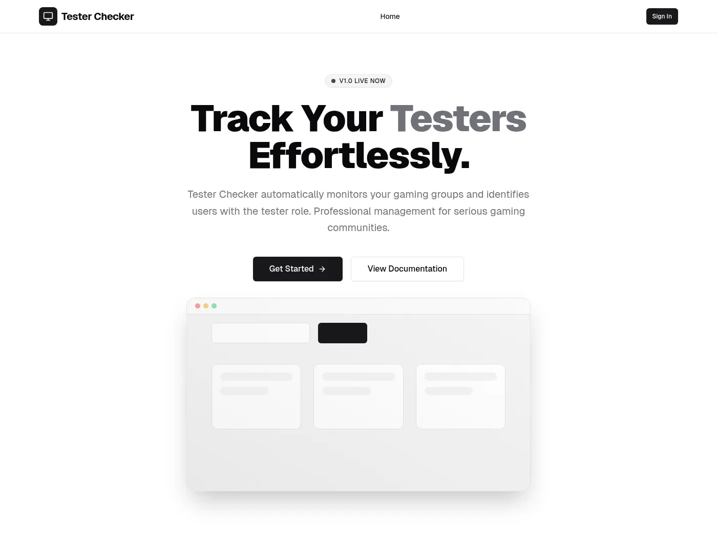 Tester Checker Web