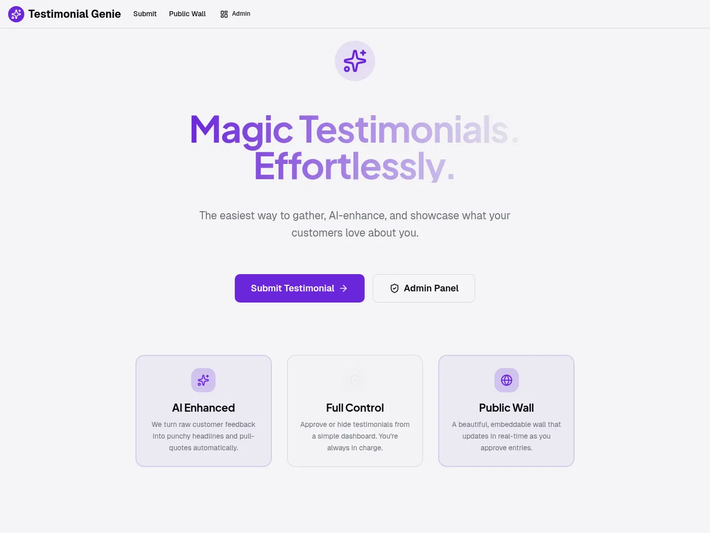 Testimonial Genie
