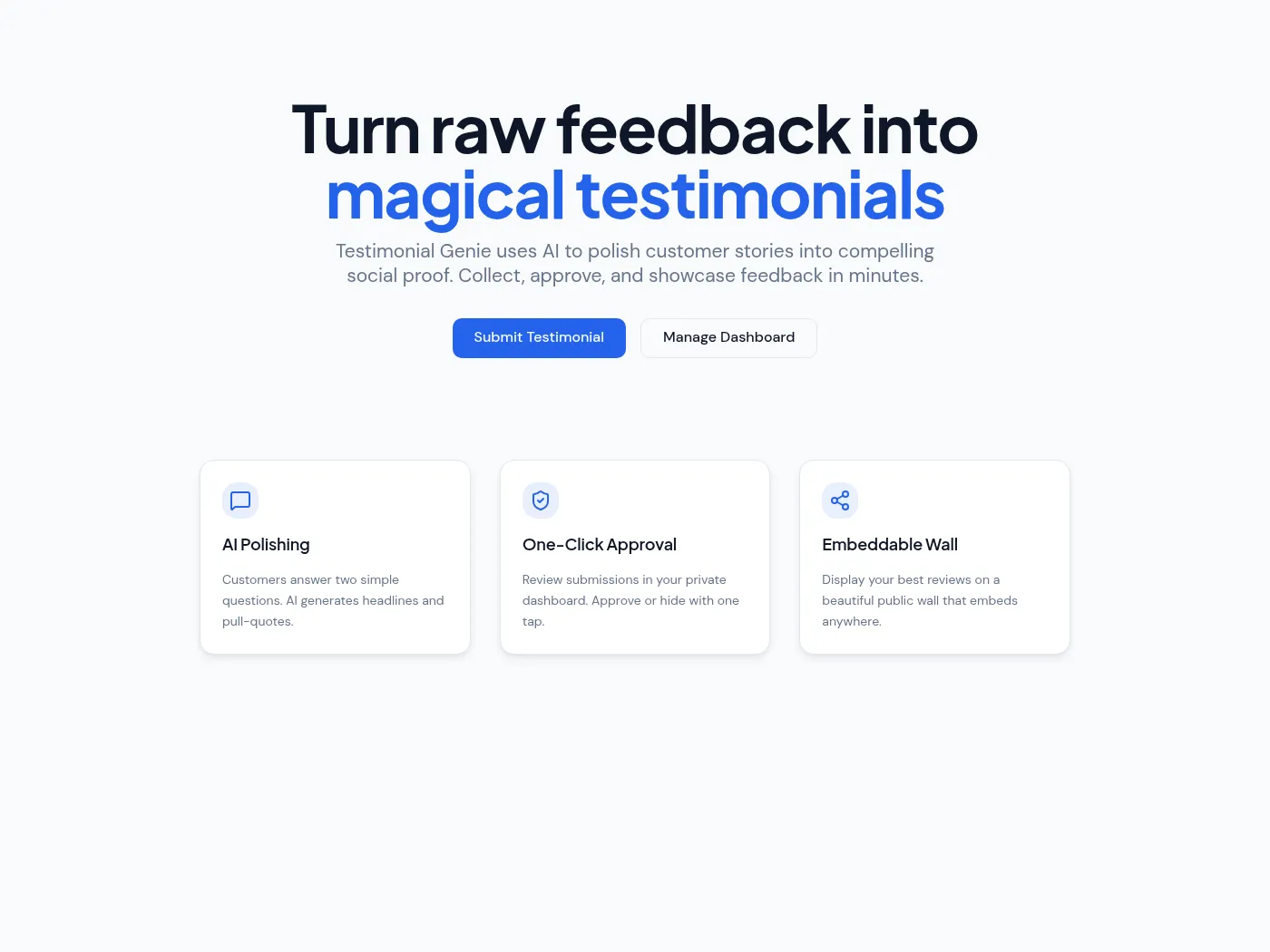 Testimonial Genie