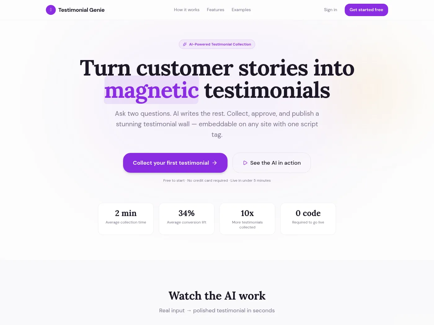 Testimonial Genie