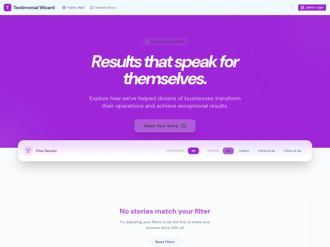Testimonial Wizard