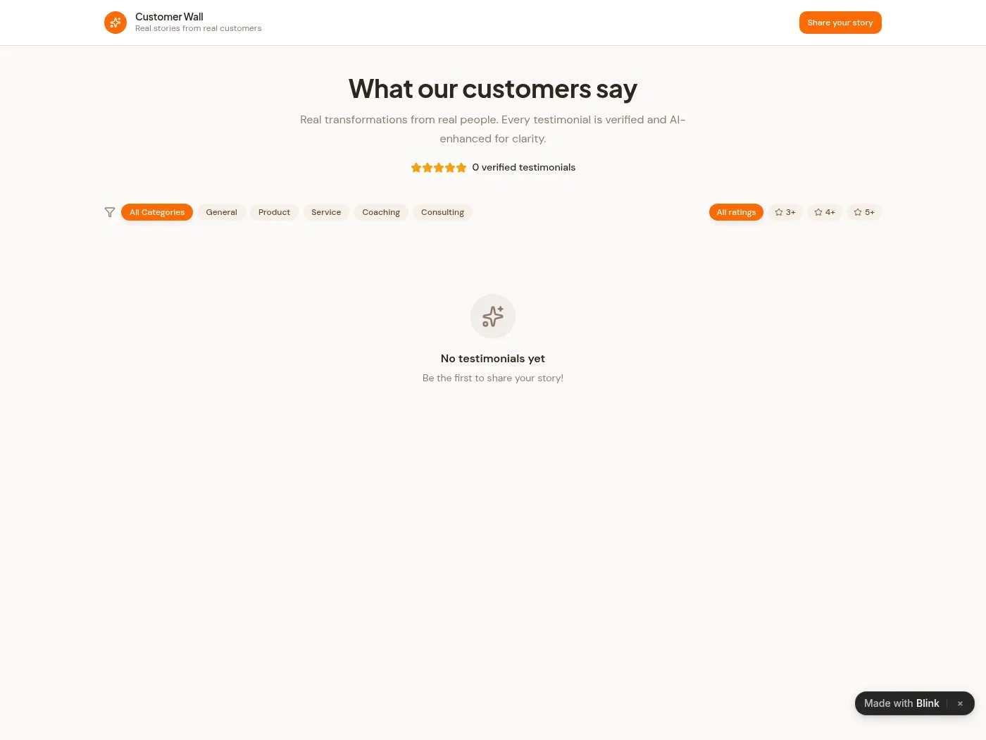 Testimonial Genius Wall
