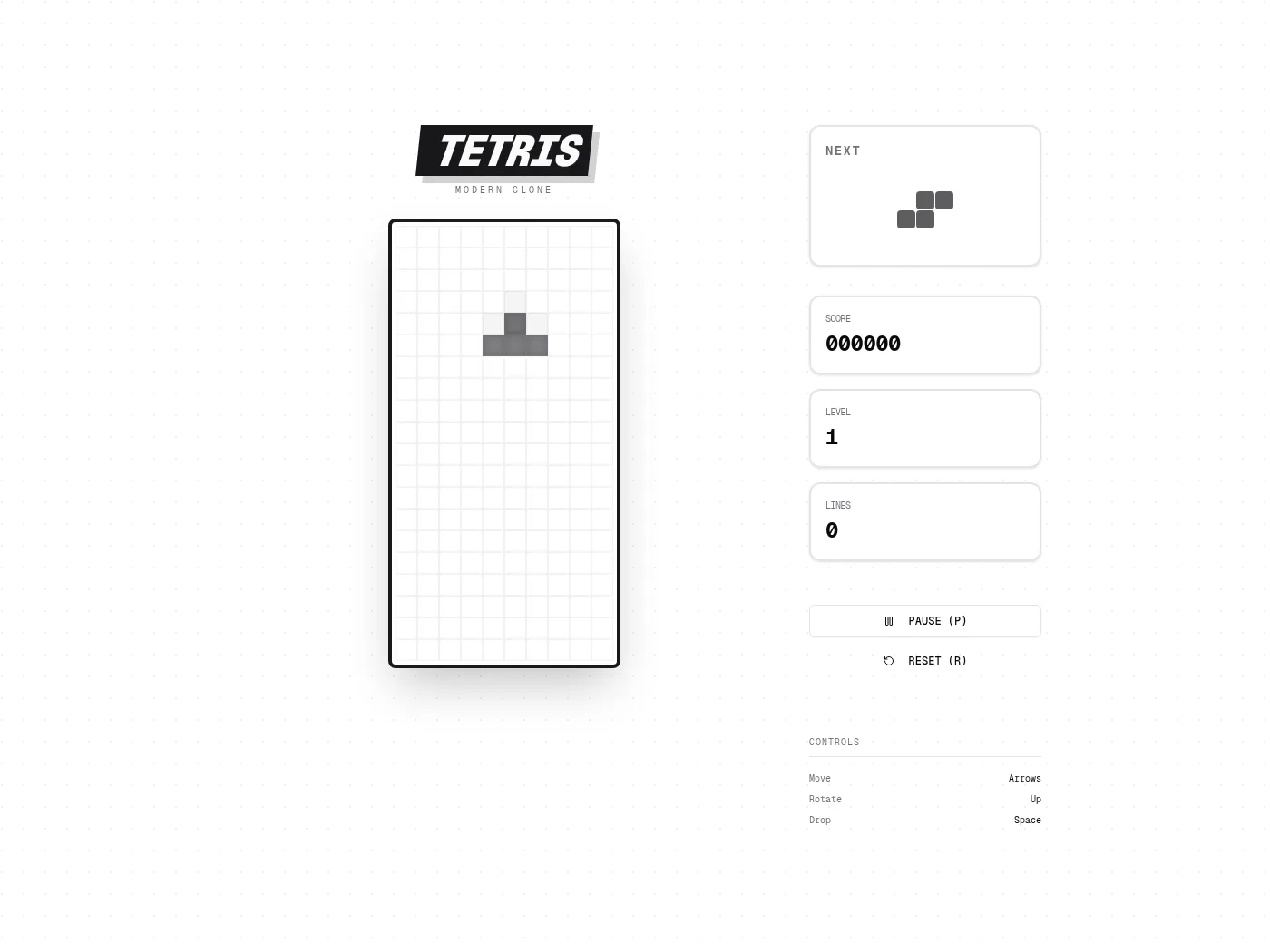Tetris Clone Game
