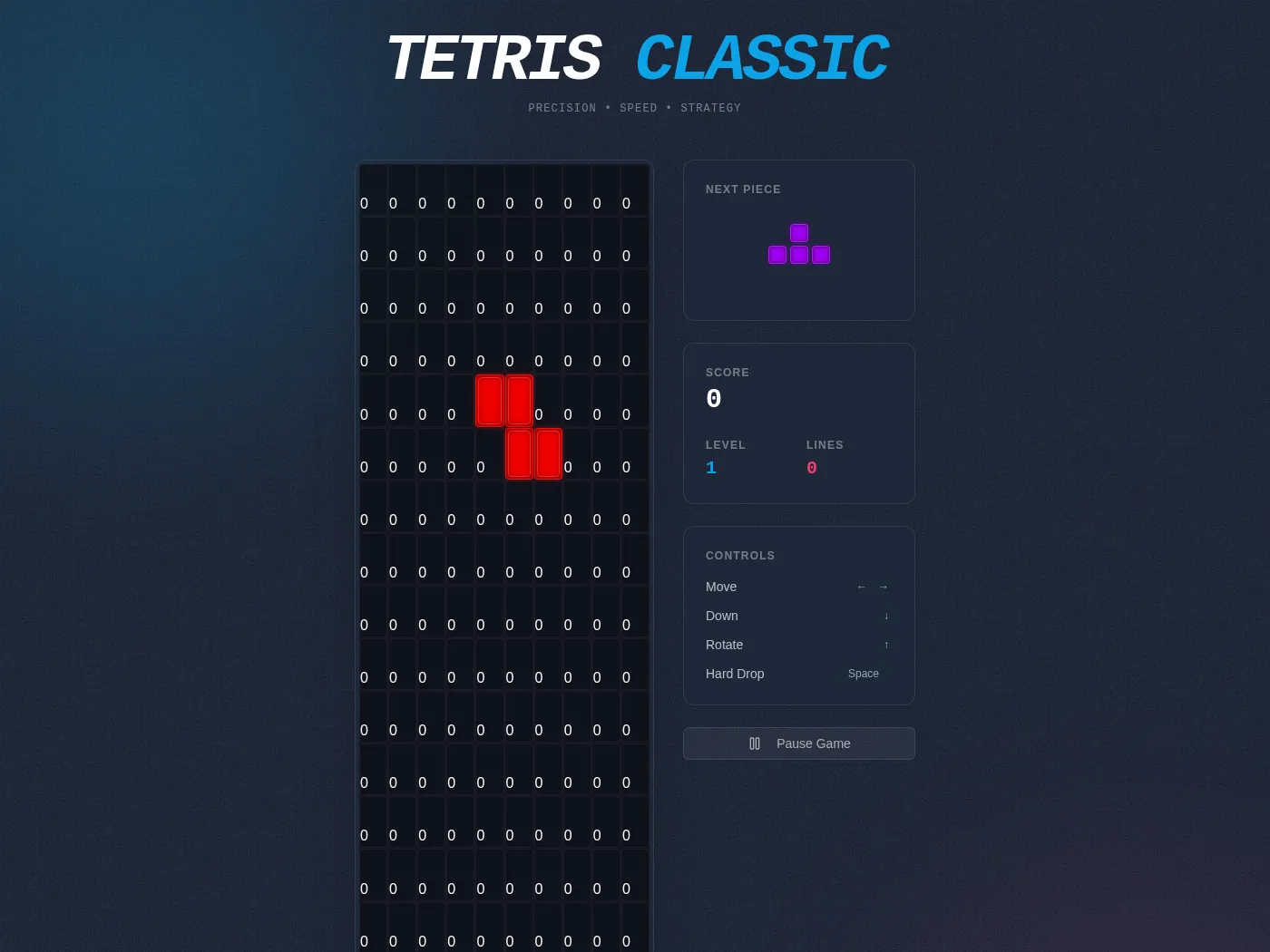 Tetris Game Classic