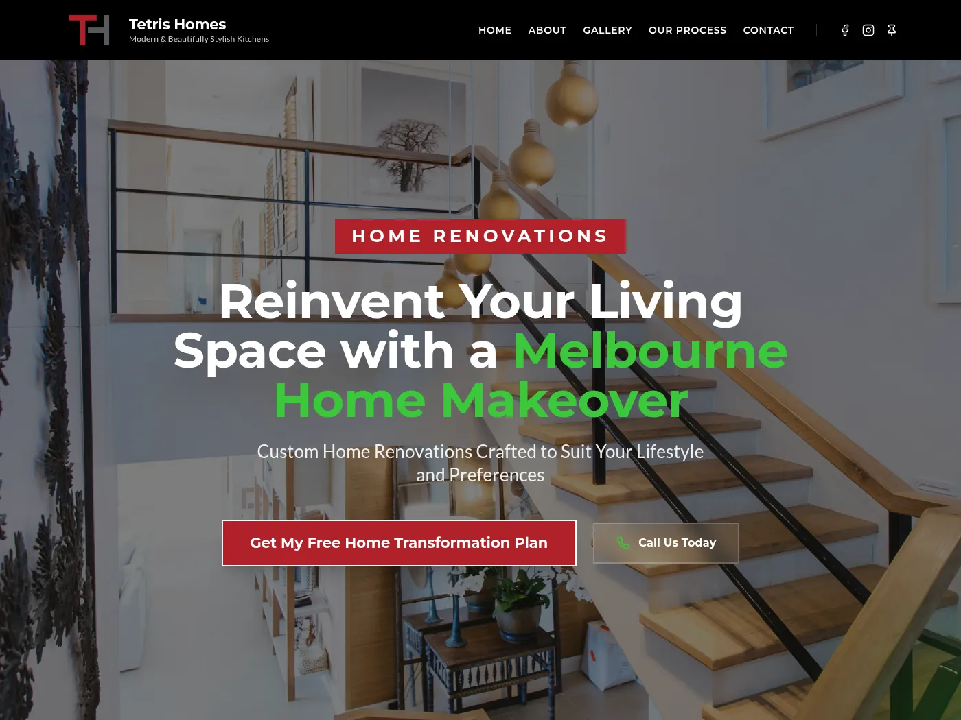 Tetris Homes Website