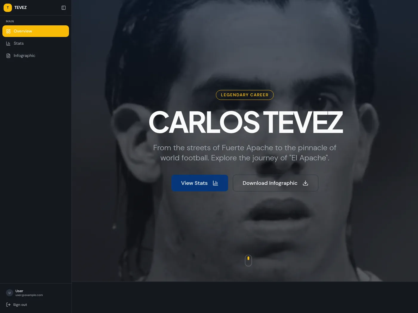 Tevez Career Visualizer