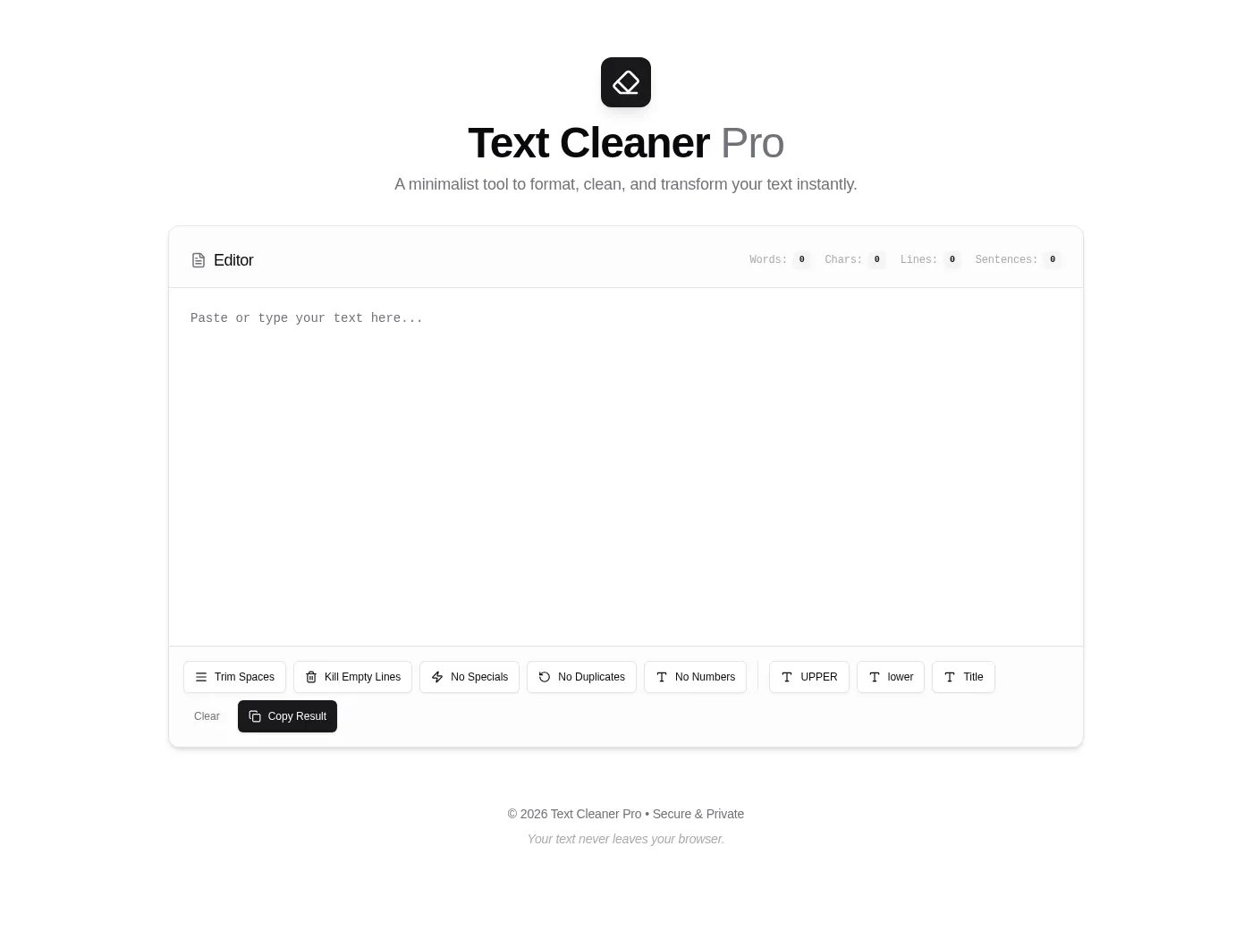 Text Cleaner Pro