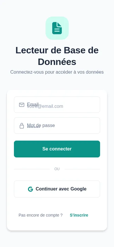 Text DB Reader