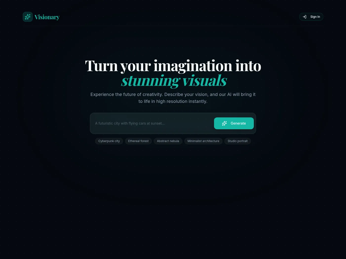 Visionary Image Maker