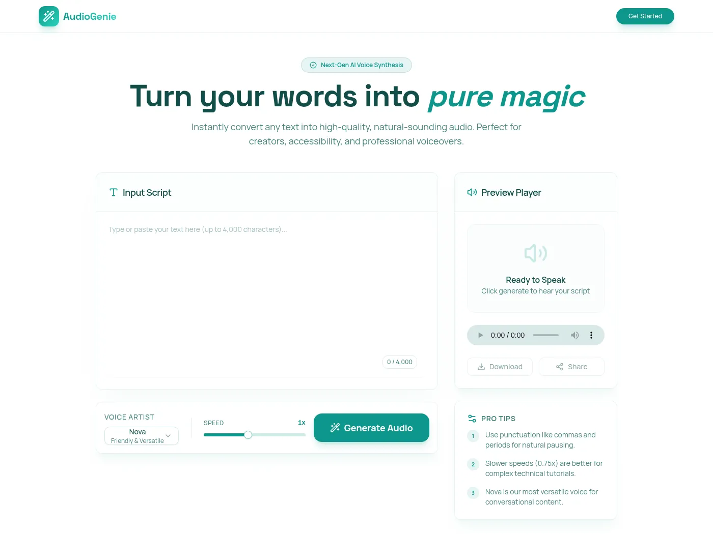 AudioGenie