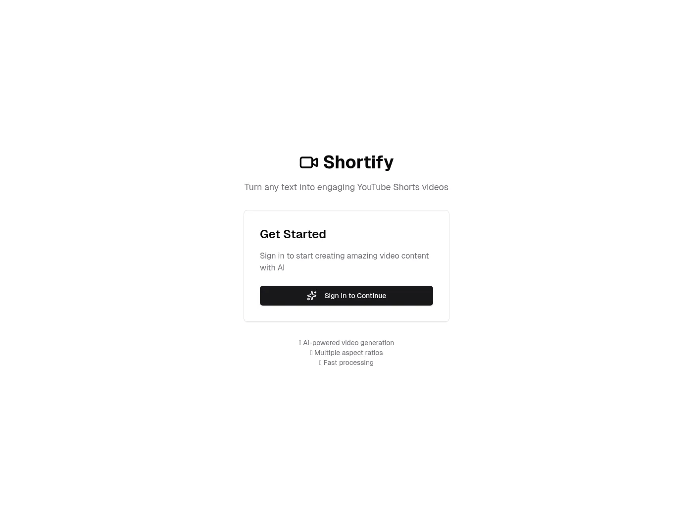 Shortify Video Maker