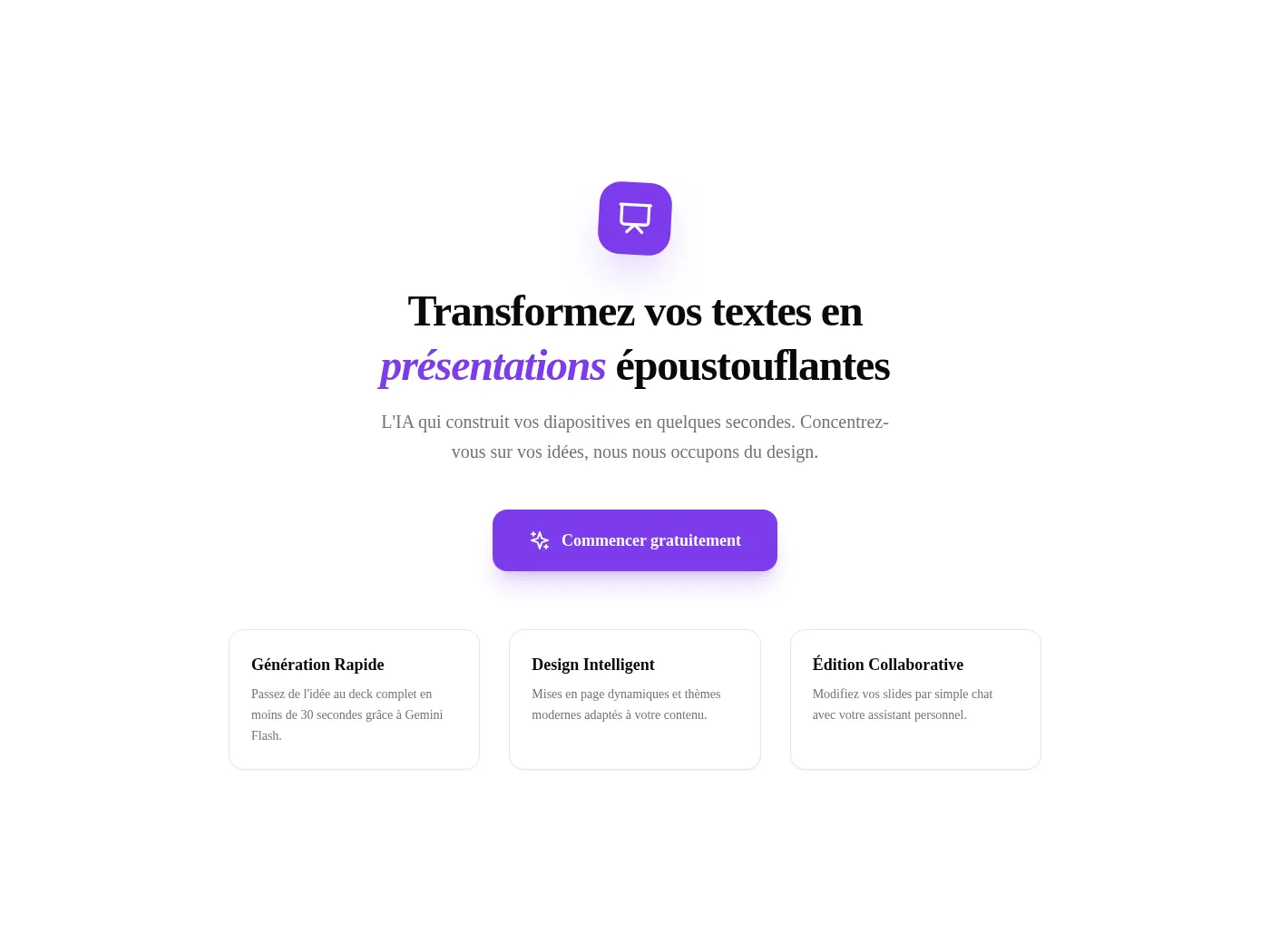 Text2Slide Generator