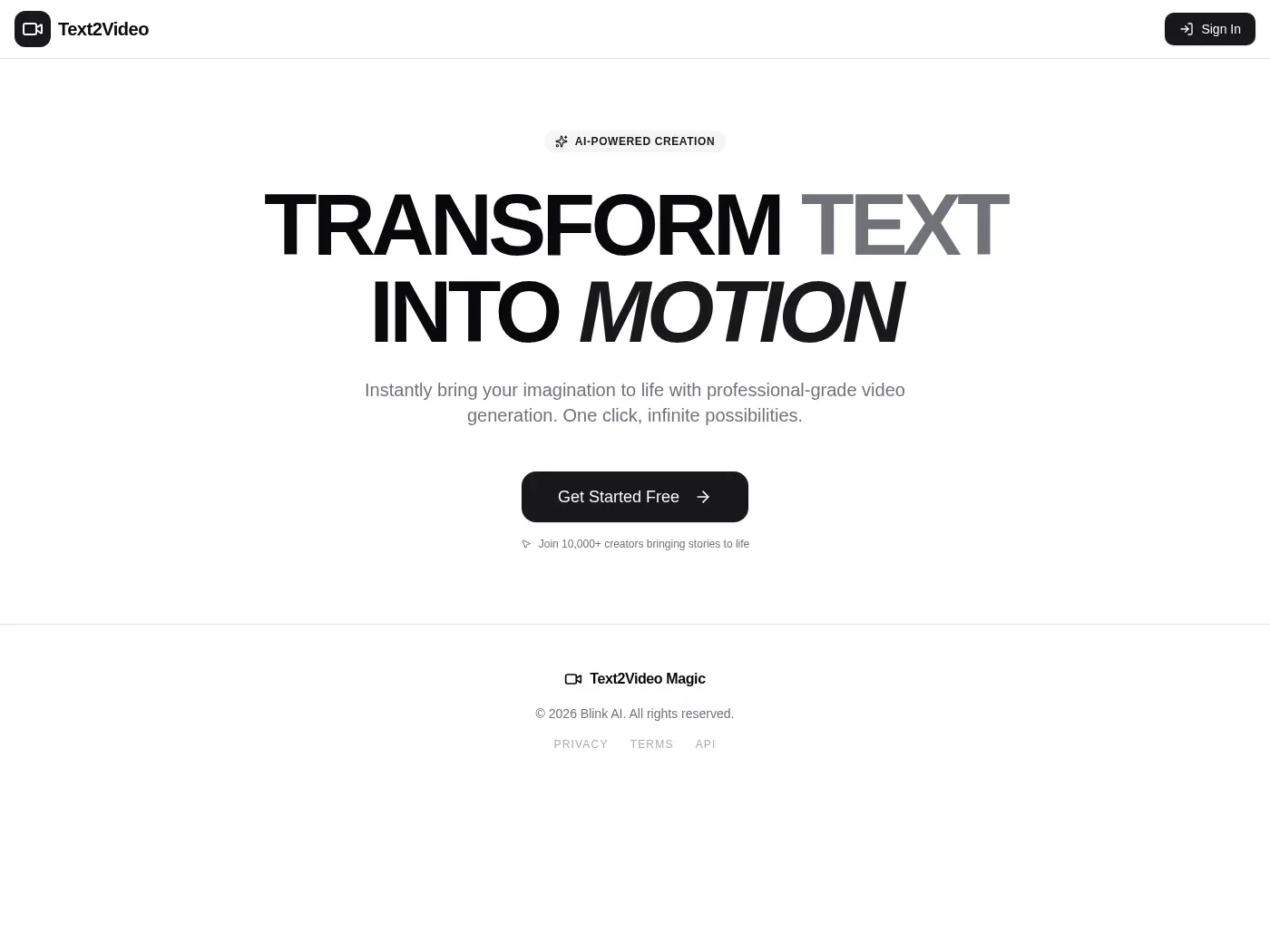 Text2Video Magic