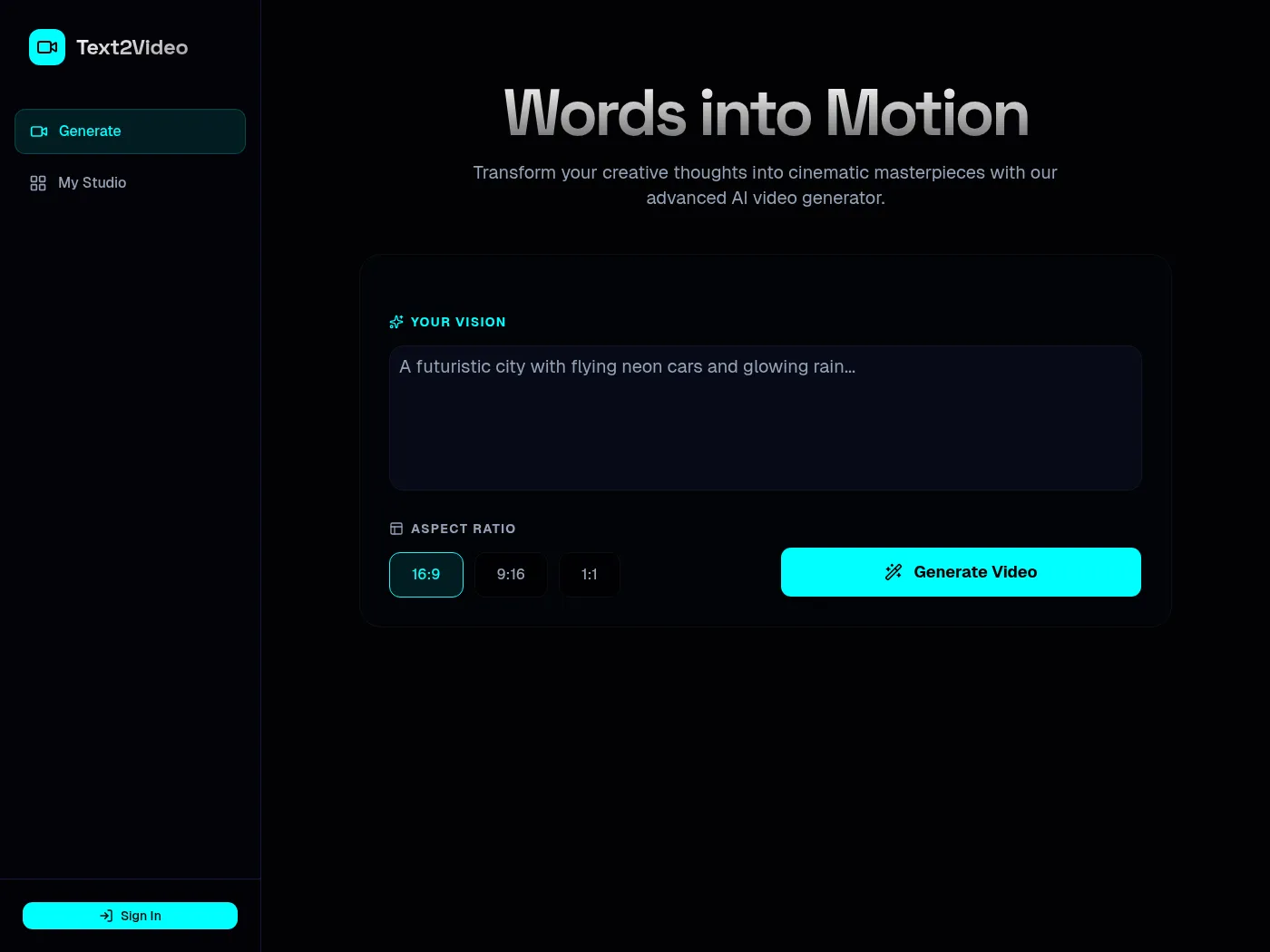 Text2Video Studio