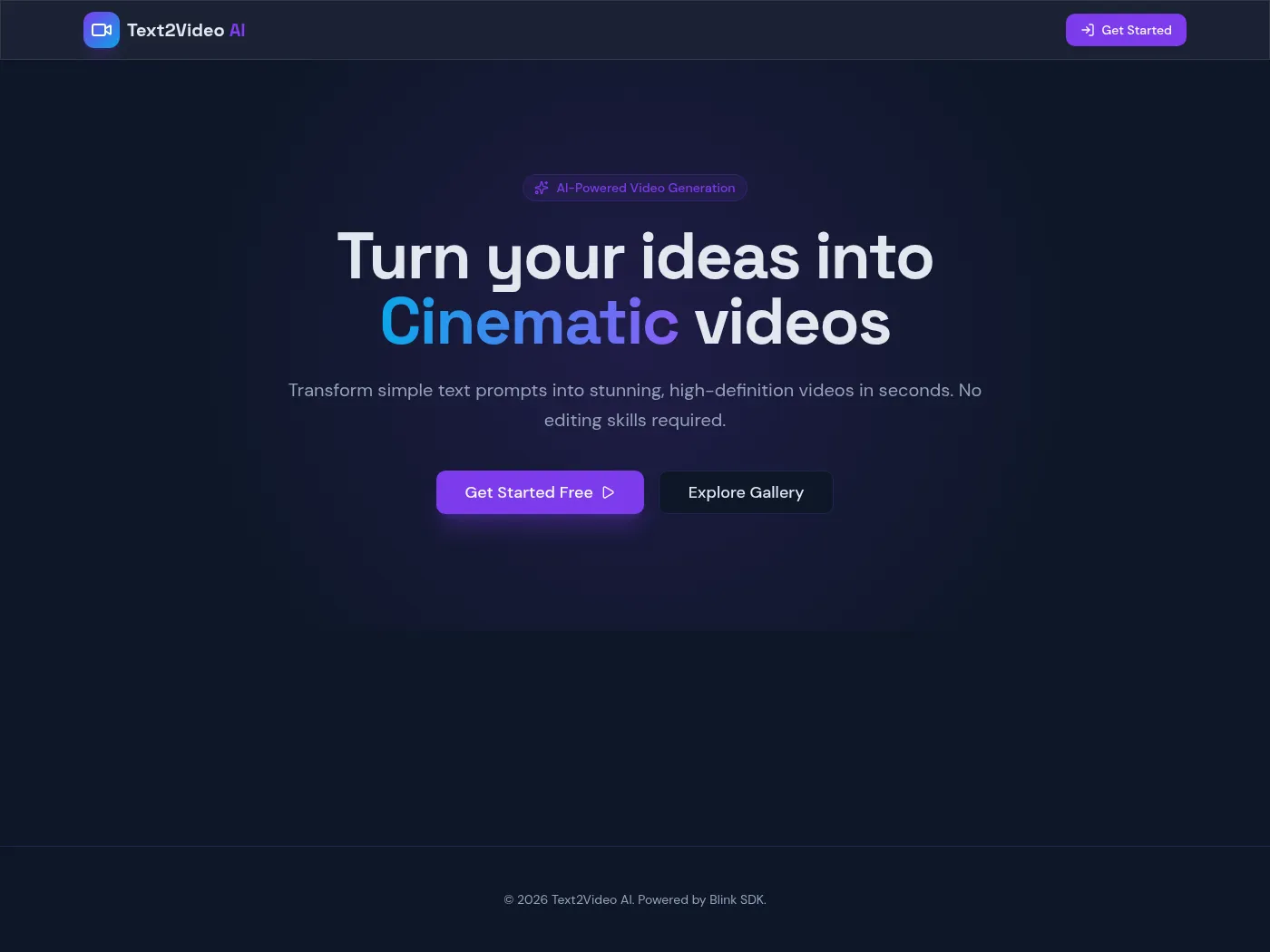 Text2Video Generator