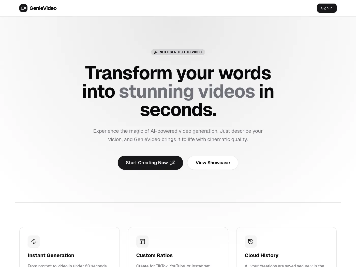 Text2Video Genie