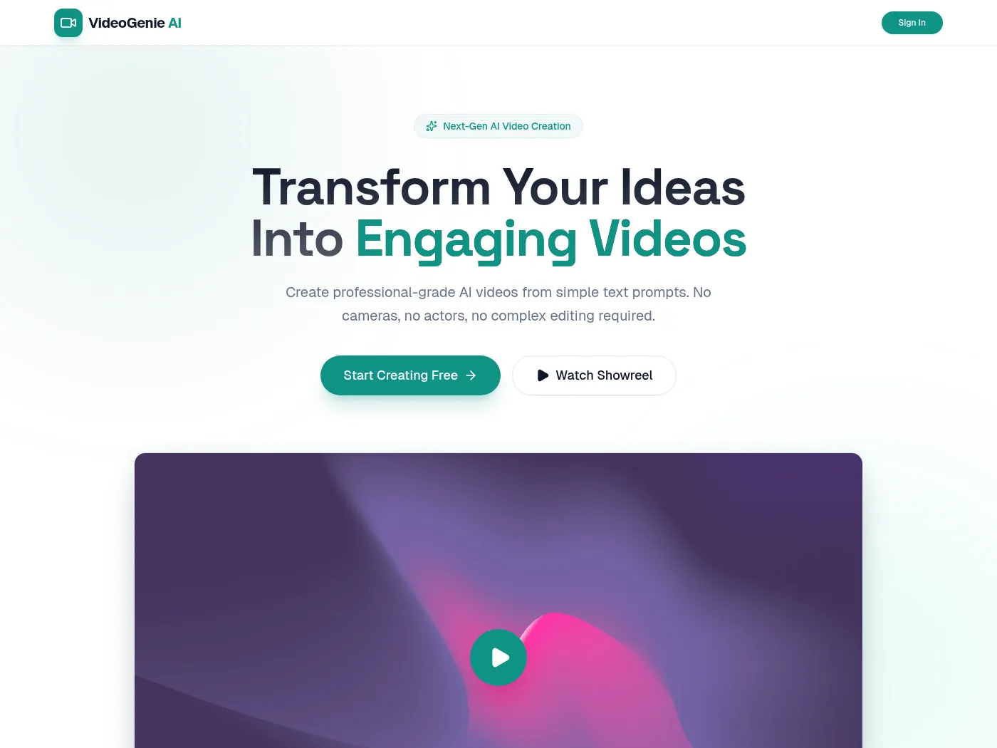 VideoGenie AI